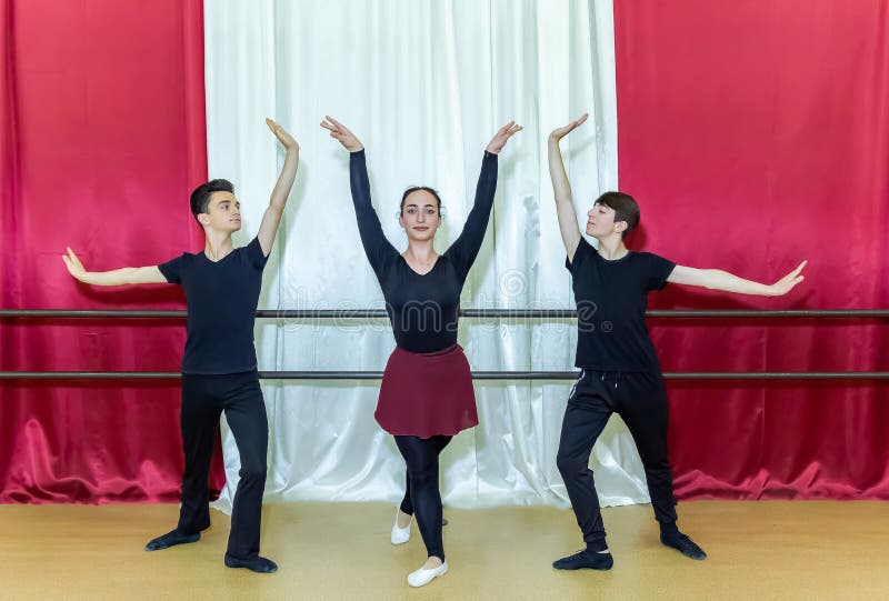 Group of People Dancing in the Studio, Group of People Dancing, Group ...