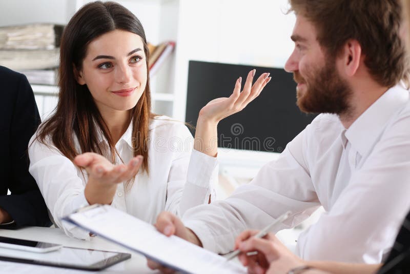 Group of People Deliberate on White Board Stock Image - Image of career ...