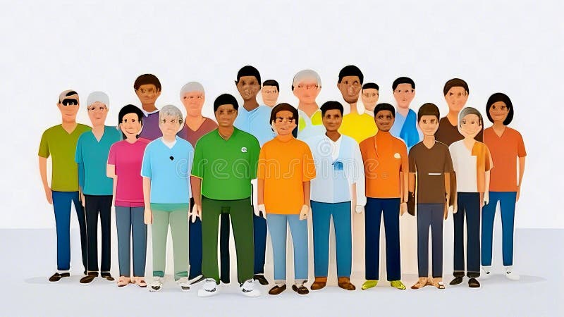 A Group of People from Different Nationalities, Communities, Citizens ...