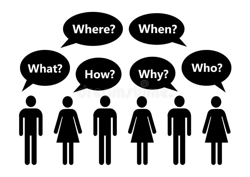 A Group of People Discuss. Icon Conference. Vector Illustration. Stock ...