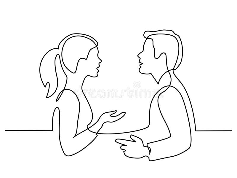 Line Drawing Argue Stock Illustrations – 76 Line Drawing Argue Stock ...