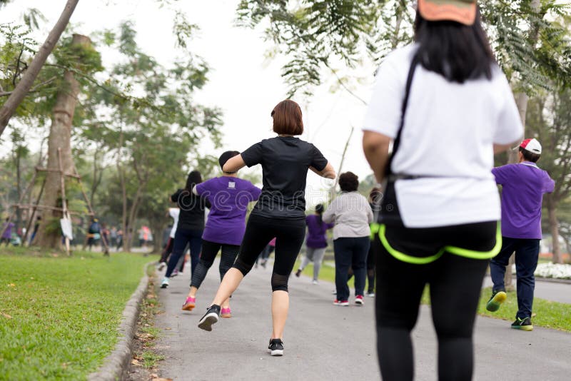 Group of People Doing Exercise Aerobics Dancing Editorial Photography ...