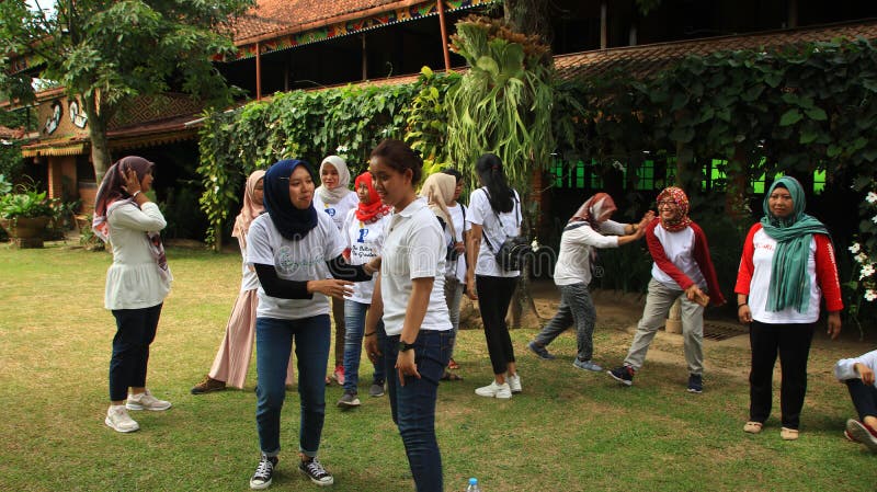 A Group of People are Doing Game Activities To Support Team ...