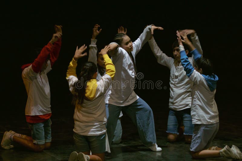 A Group of People Doing Modern Dance Editorial Photography - Image of ...