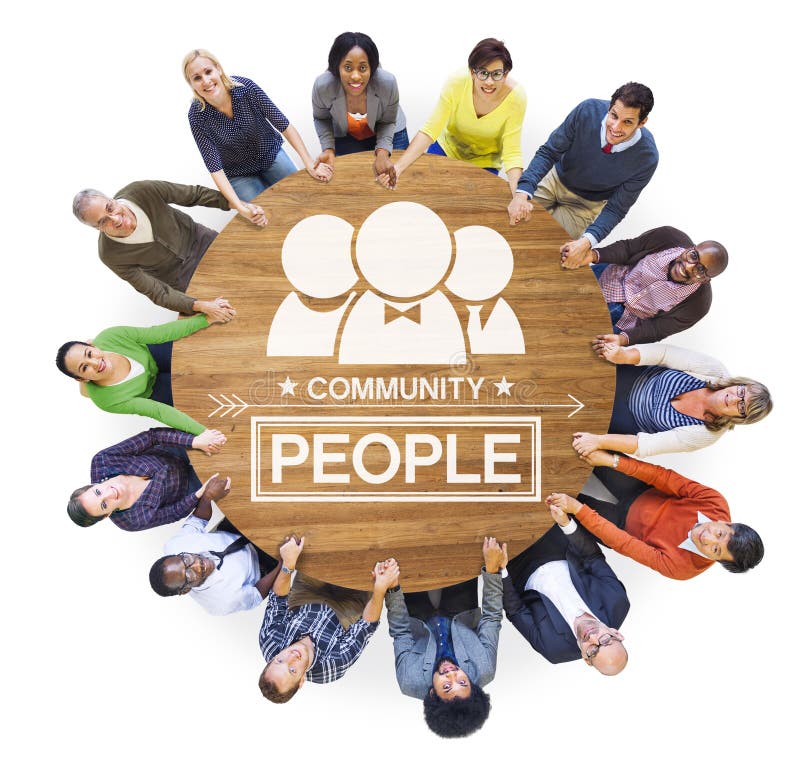 Group of People Forming a Circle Holding Hands Stock Photo - Image of ...