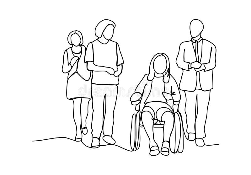 Diversity Line Drawing Stock Illustrations – 5,799 Diversity Line ...