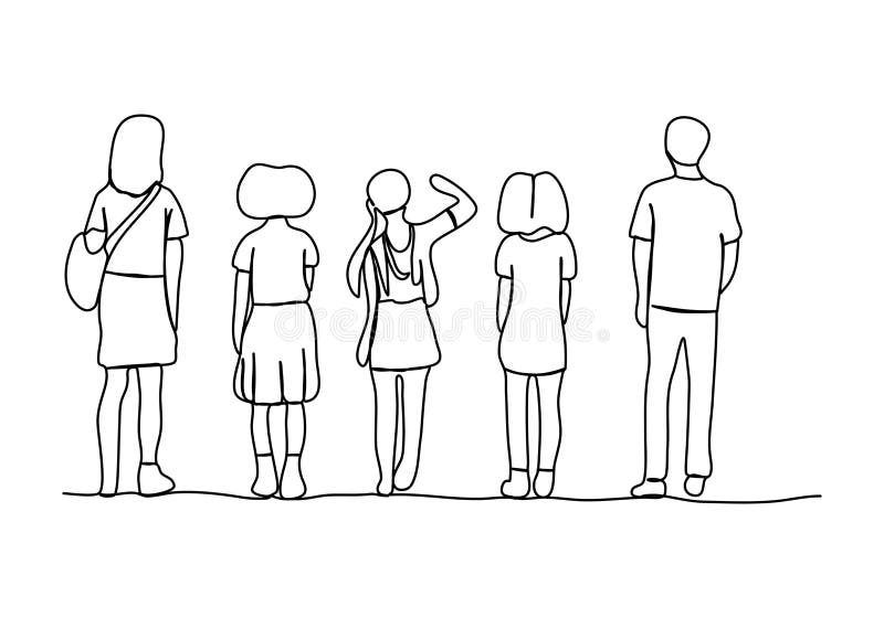 Group of People Forming Team. Concept for Diversity and Inclusion Theme ...