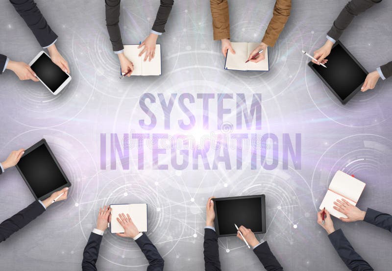 System Integration Insciption Stock Illustrations – 4 System ...