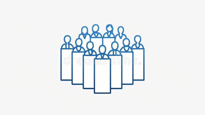 A Group of People Gathered for an Election Event, Standing in Front of ...