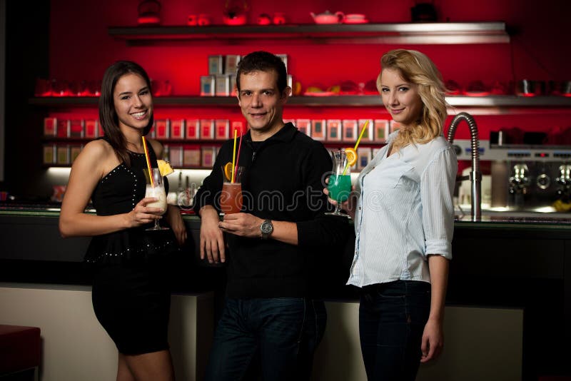 Group Of People Gathering Inside Bar Picture. Image: 116504495