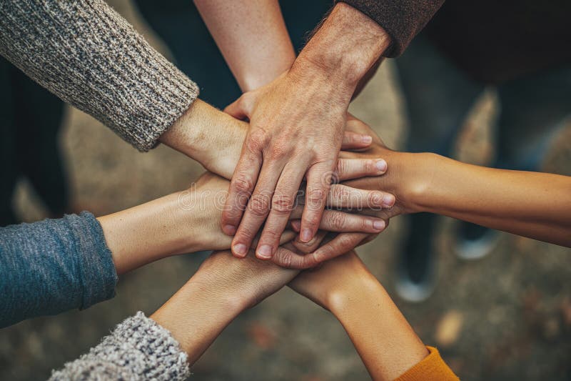 Teamwork Support Team Player Together Collaboration Cooperation Stock ...