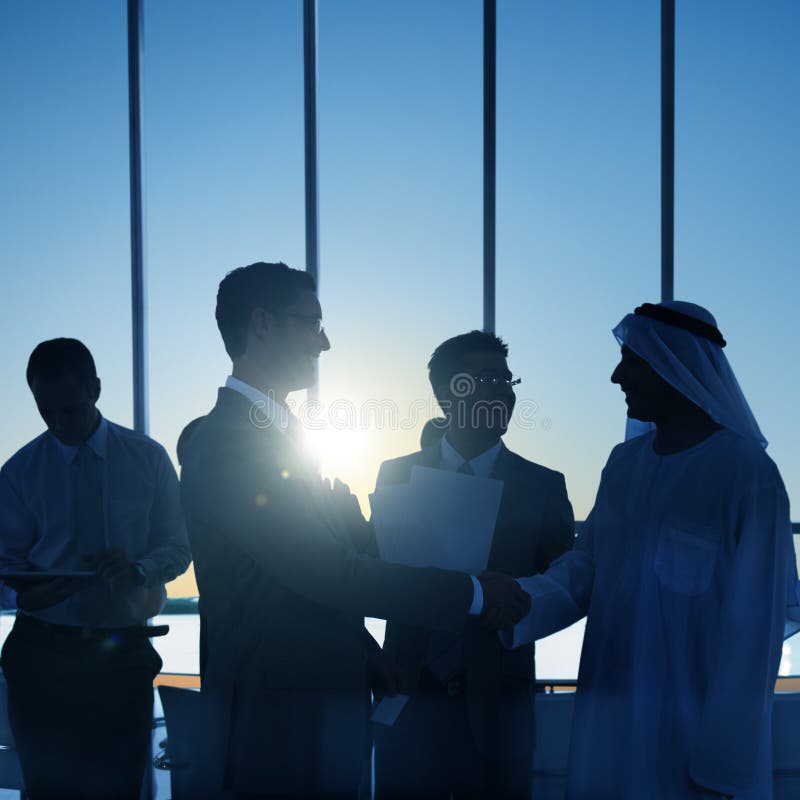 Group People Handshake Global Business Concept Stock Image - Image of ...