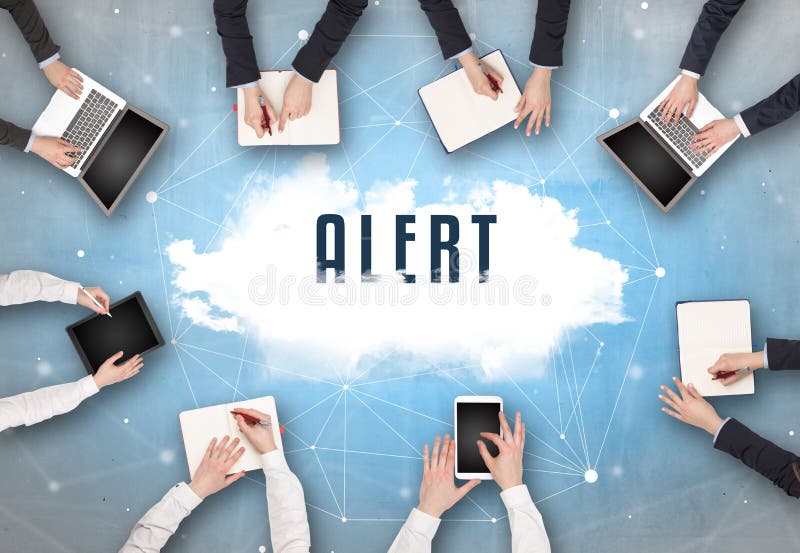 Group of People Having a Meeting Stock Illustration - Illustration of ...