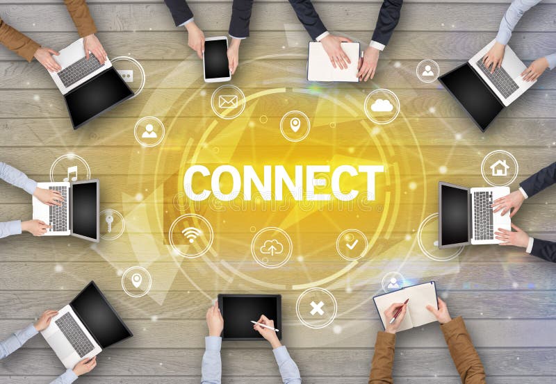 Group of People Having a Meeting Stock Photo - Image of objects ...