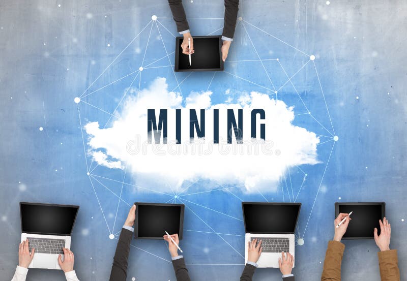Group of People Having a Meeting Stock Photo - Image of mining ...