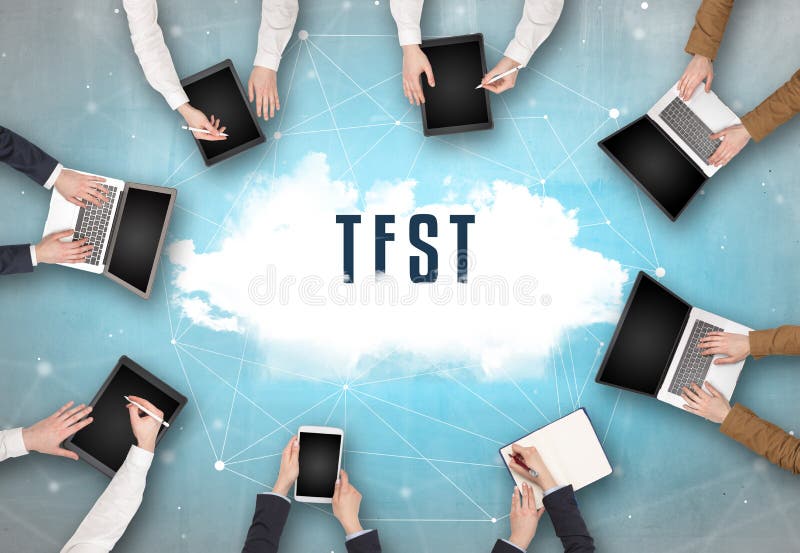 Group of People Having a Meeting Stock Image - Image of test ...