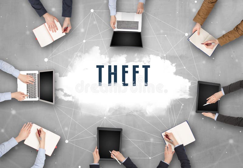 Group of People Having a Meeting Stock Image - Image of password ...