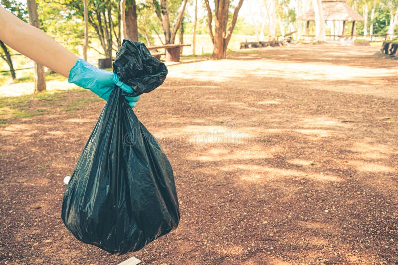 Group of People Help Garbage Collection for To Keep Clean Stock Image ...