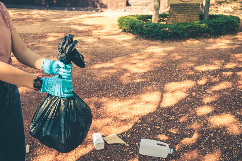 Group of People Help Garbage Collection for To Keep Clean Stock Image ...