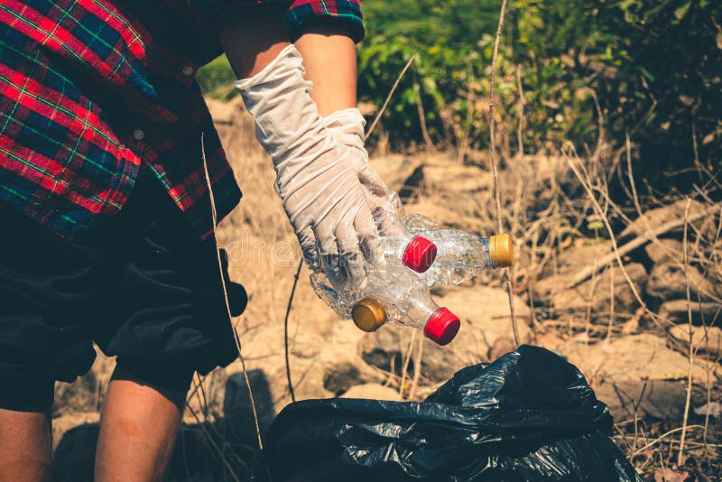 Group of People Help Garbage Collection for To Keep Clean and Take ...