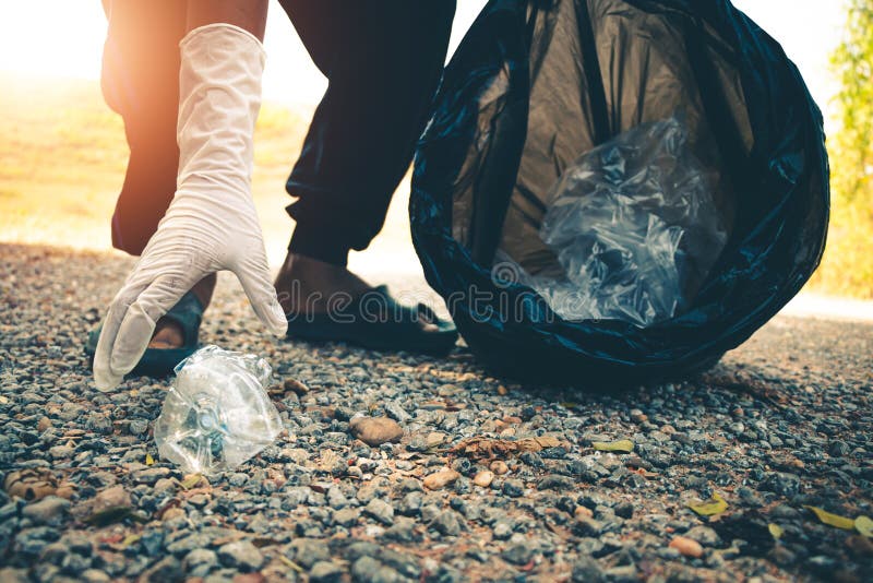 Group of People Help Garbage Collection for To Keep Clean and Take ...