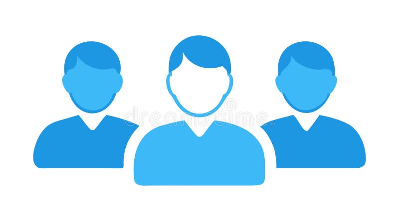 Group of People Icon Flat Design, Team Community Users Symbol, Vector ...