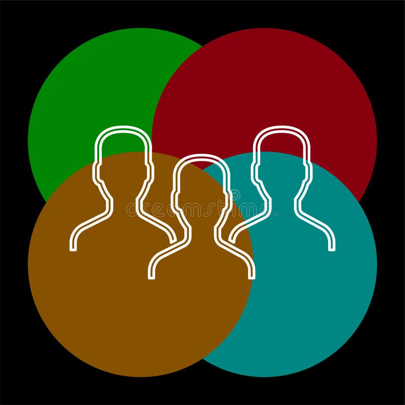Group of People Icon, Team Symbol, Communication Stock Vector ... Group of People Icon, Team Symbol, Communication Stock Vector ...