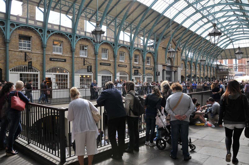 Inside Covent Garden Victorian Atrium Editorial Image - Image of glass ...