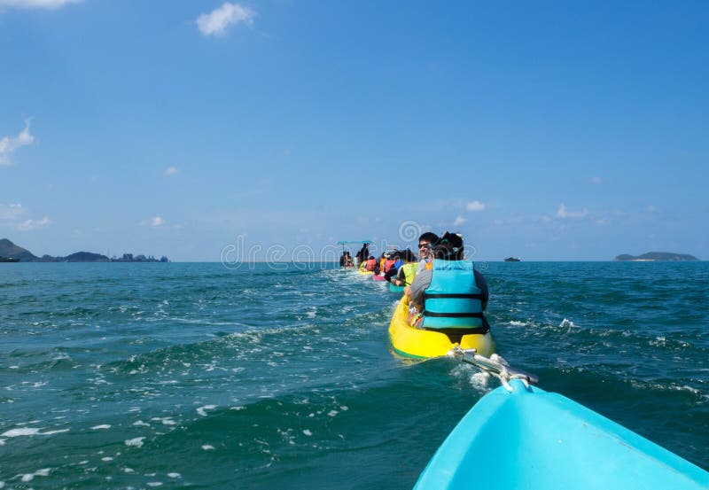 Group of people kayaking editorial stock photo. Image of water - 91551693