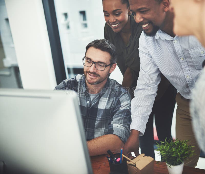 Group, People and Leadership in Startup with Desktop, Diversity in ...