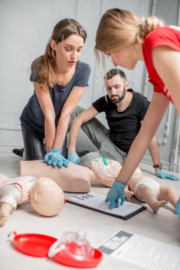 First aid training stock photo. Image of life, health - 111596796