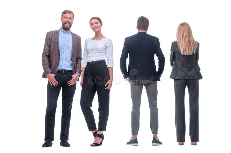 Group of People Looking in Different Directions Stock Photo - Image of ...