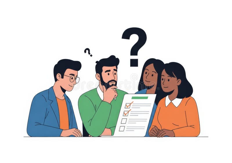 Confused Group People Stock Illustrations – 1,236 Confused Group People ...