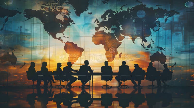 Group Agreement Map Stock Illustrations – 611 Group Agreement Map Stock ...