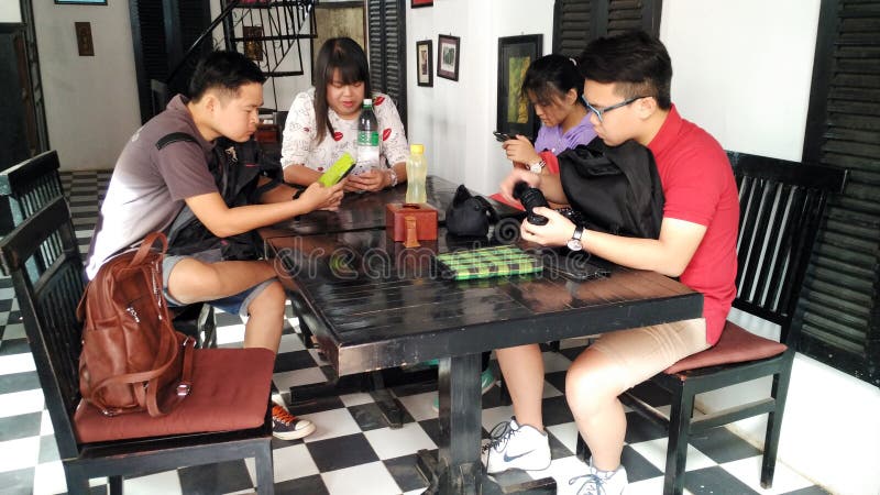 A Group of People Ordering Foods Editorial Image - Image of clothing ...