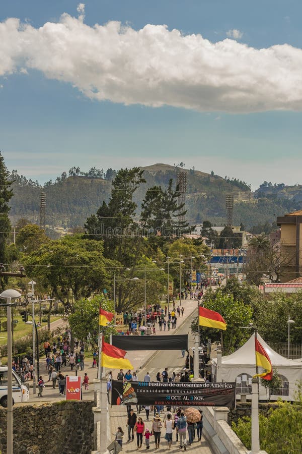 Group of People at Park in Cuenca Ecuador Editorial Photo - Image of ...