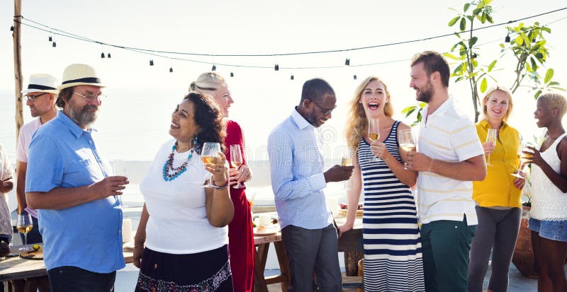 Group of People Party Concept Stock Photo - Image of friendship ...