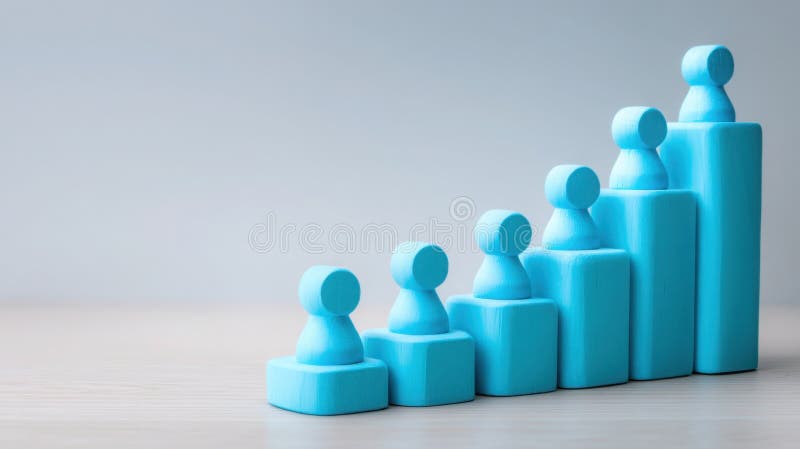 Group of People Positioned on a Graph To Illustrate Various Stages of ...