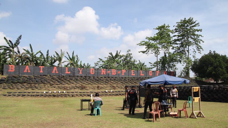 Group of People Practice Shooting at a Shooting Range Editorial Photo ...