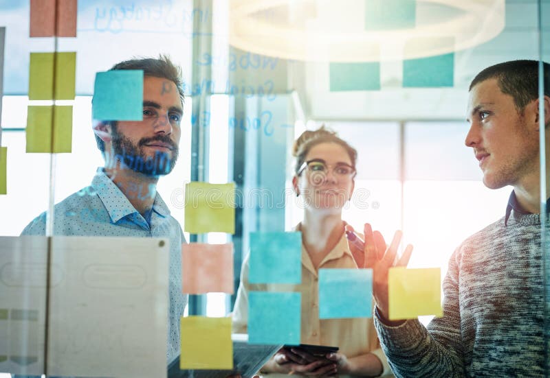 Group of People, Presentation and Planning in Office for Proposal ...