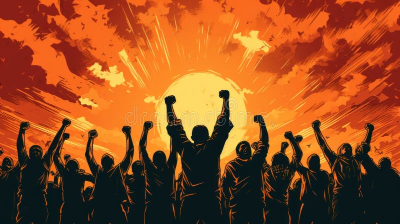Audience Raising Hands Stock Illustrations – 152 Audience Raising Hands ...
