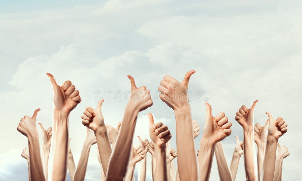 Group of People Rise Hands . Mixed Media Stock Photo - Image of human ...