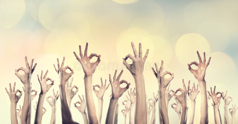 Group of people rise hands stock image. Image of finger - 93683003