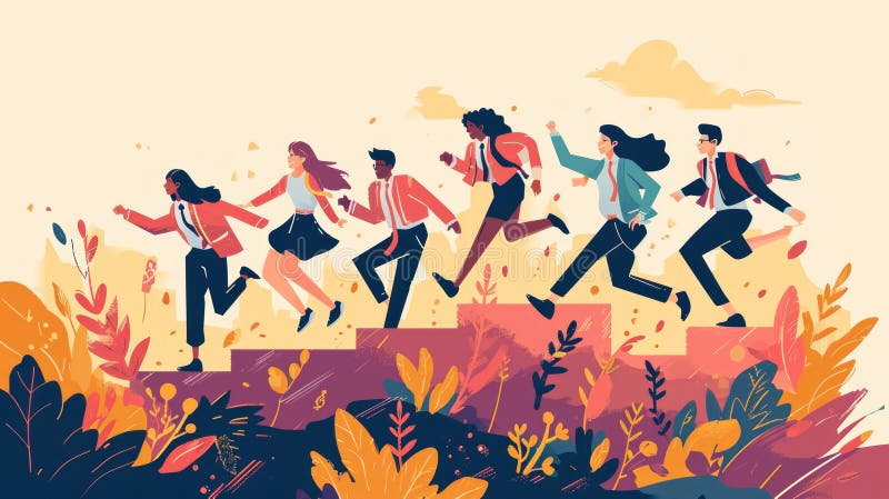 People Running Vector Stock Illustrations – 58,679 People Running ...