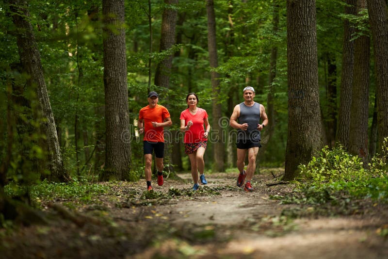 Group of people running stock image. Image of outdoor - 285314655