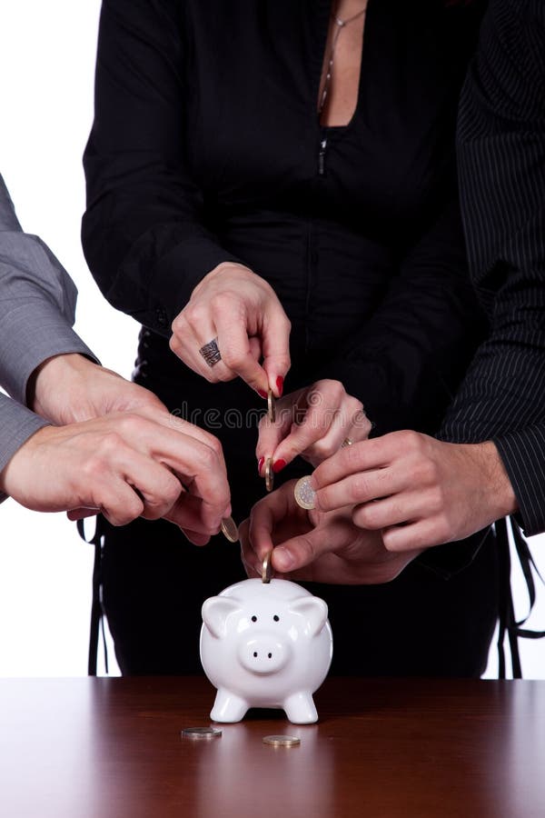 Group of People Saving Money Stock Photo - Image of income, crunch ...