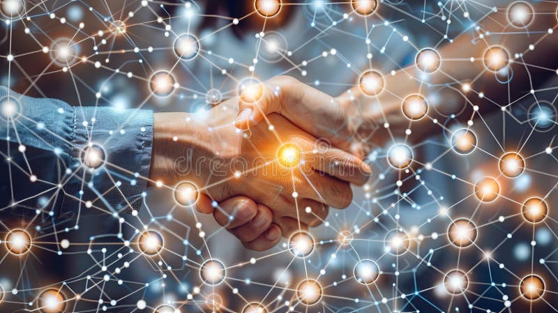 Group of People. Shaking Hands. Customer Support. Relationship between ...