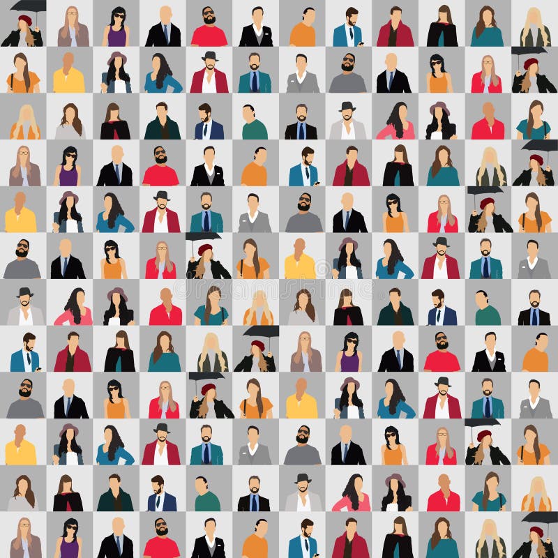 Group People Shape Man Chess Stock Vector - Illustration of ...