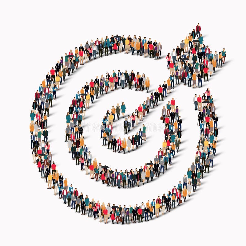 Target Crowd Stock Illustrations – 4,081 Target Crowd Stock ...