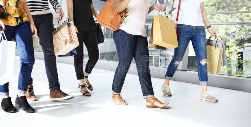 Group of People Shopping Concept Stock Image - Image of shop, purchase ...